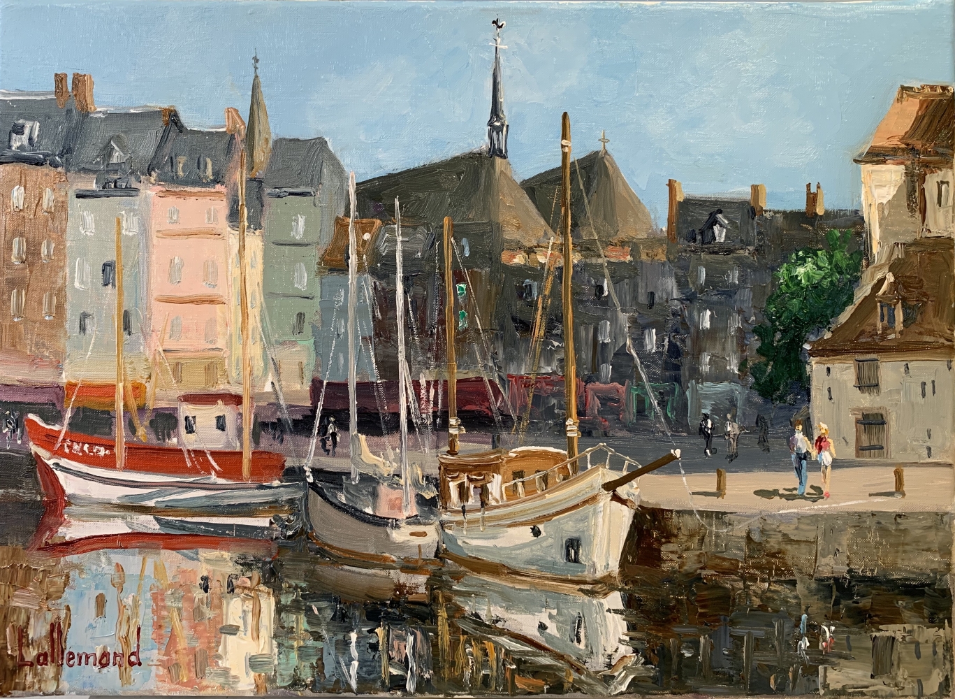 Oeuvres sur Honfleur, peintures, huiles sur toiles et aquarelles : ART ...