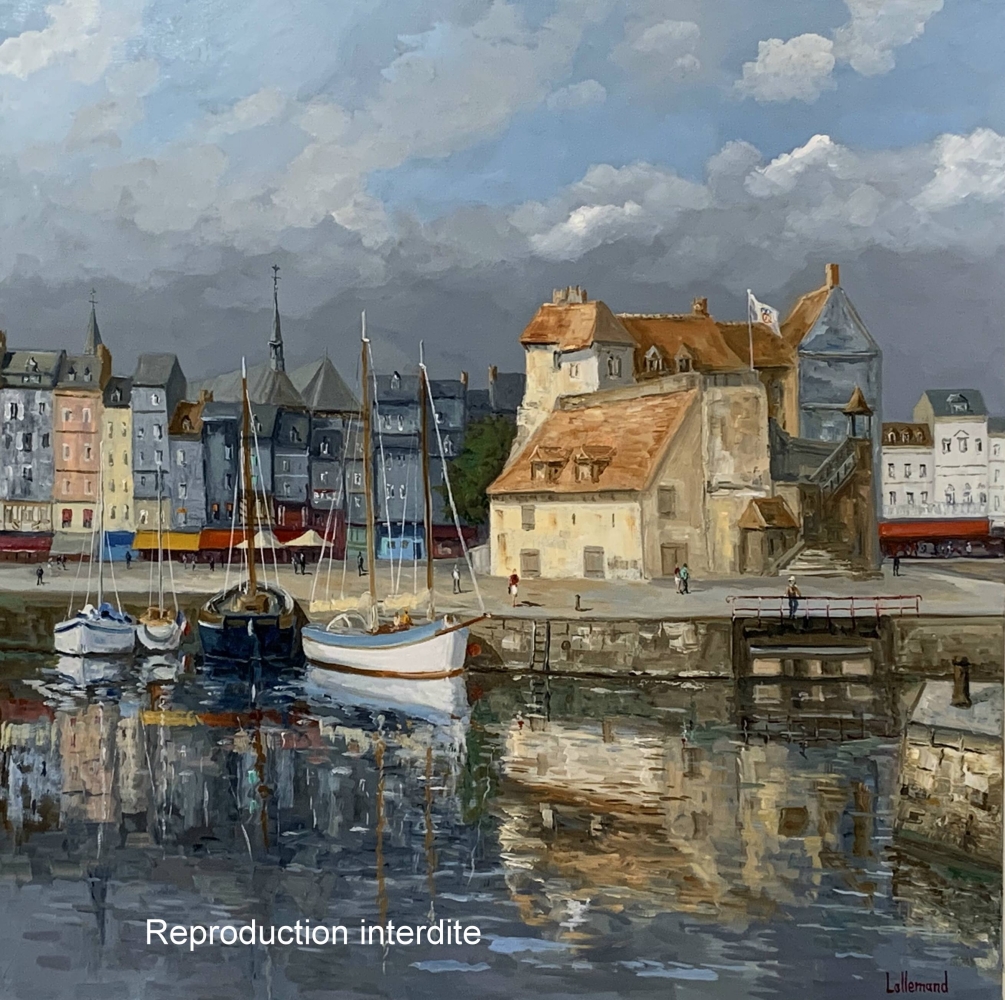 Oeuvres sur Honfleur, peintures, huiles sur toiles et aquarelles : ART ...