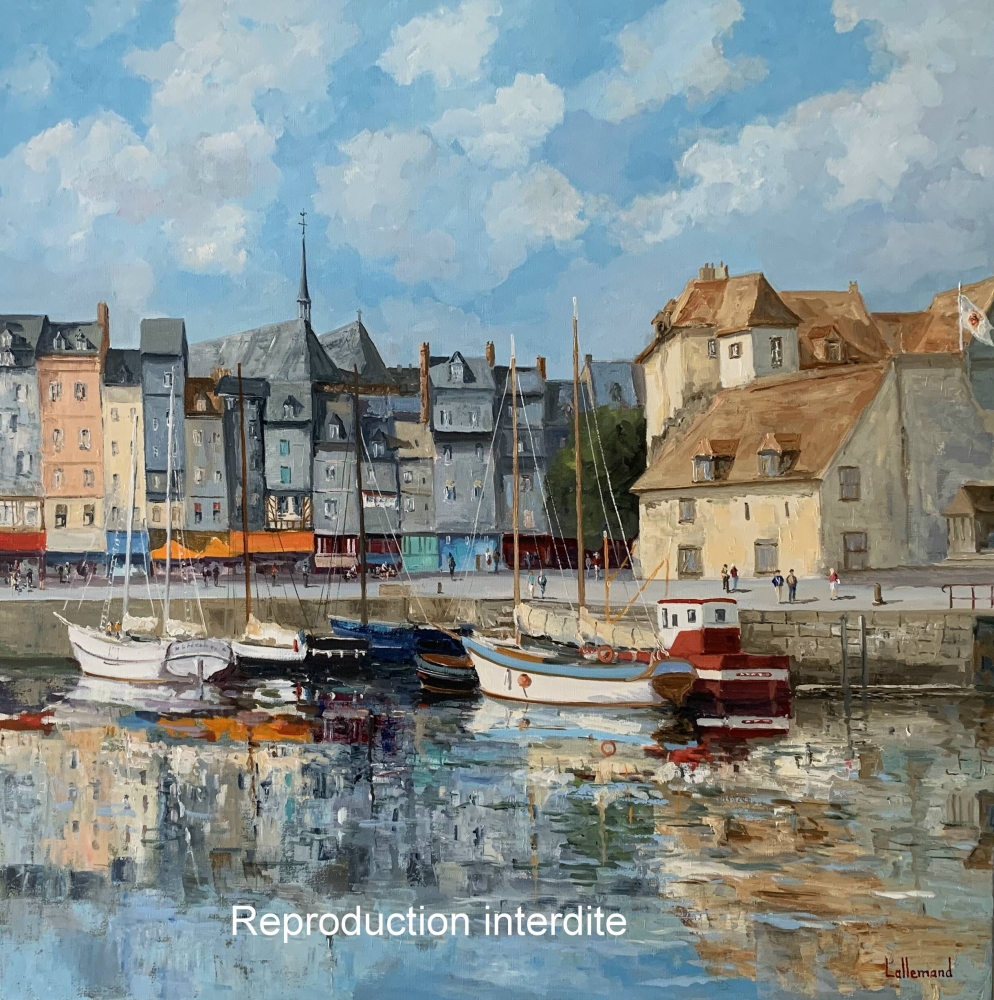 Oeuvres sur Honfleur, peintures, huiles sur toiles et aquarelles : ART ...