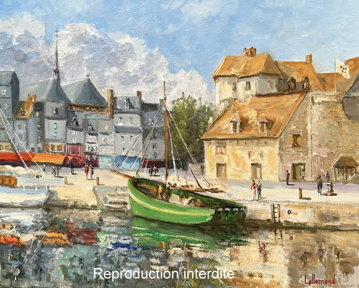 Oeuvres sur Honfleur, peintures, huiles sur toiles et aquarelles : ART ...