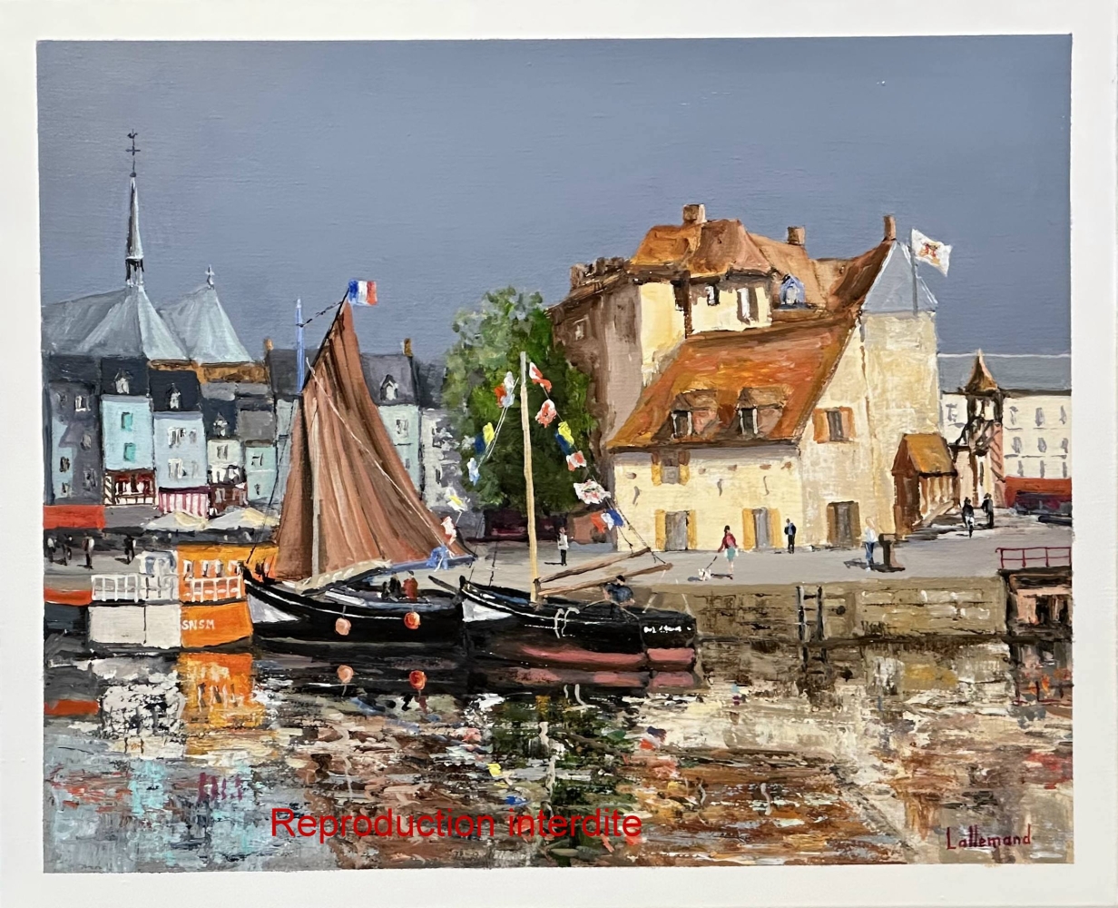Oeuvres sur Honfleur, peintures, huiles sur toiles et aquarelles : ART ...