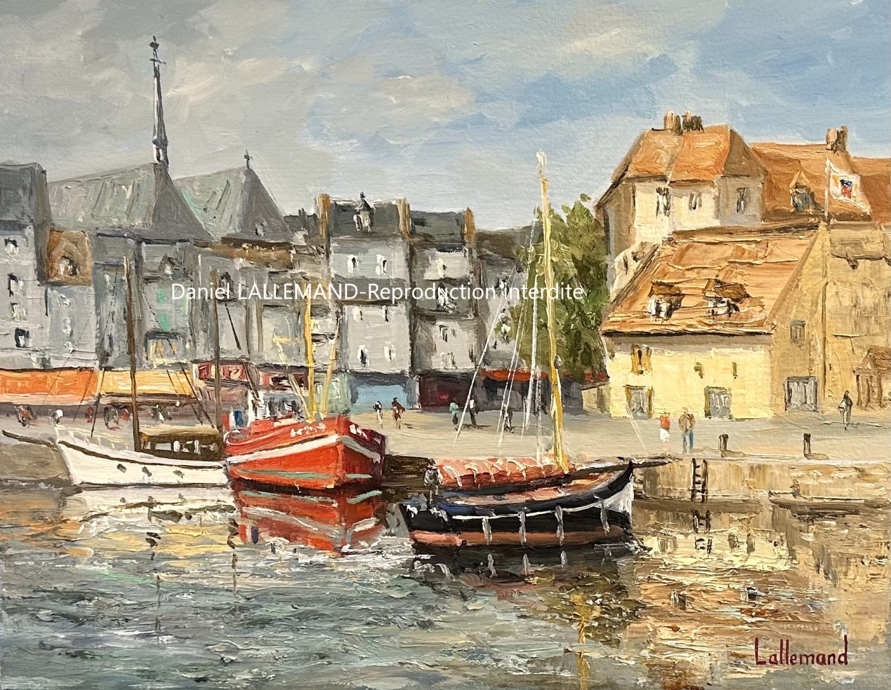 Oeuvres sur Honfleur, peintures, huiles sur toiles et aquarelles : ART ...